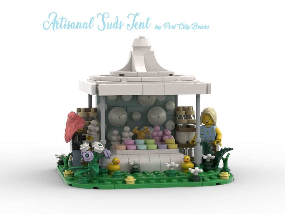 LEGO MOC The Soap Tent (Artisanal Suds) - Market Stall Series by ...