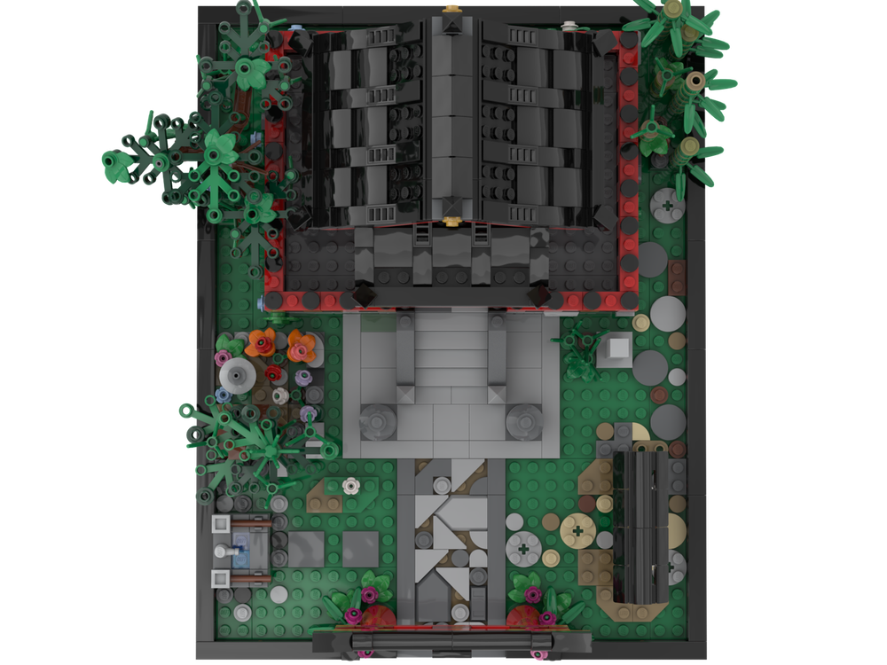LEGO MOC Small Shinto Shrine by jirdan | Rebrickable - Build with LEGO