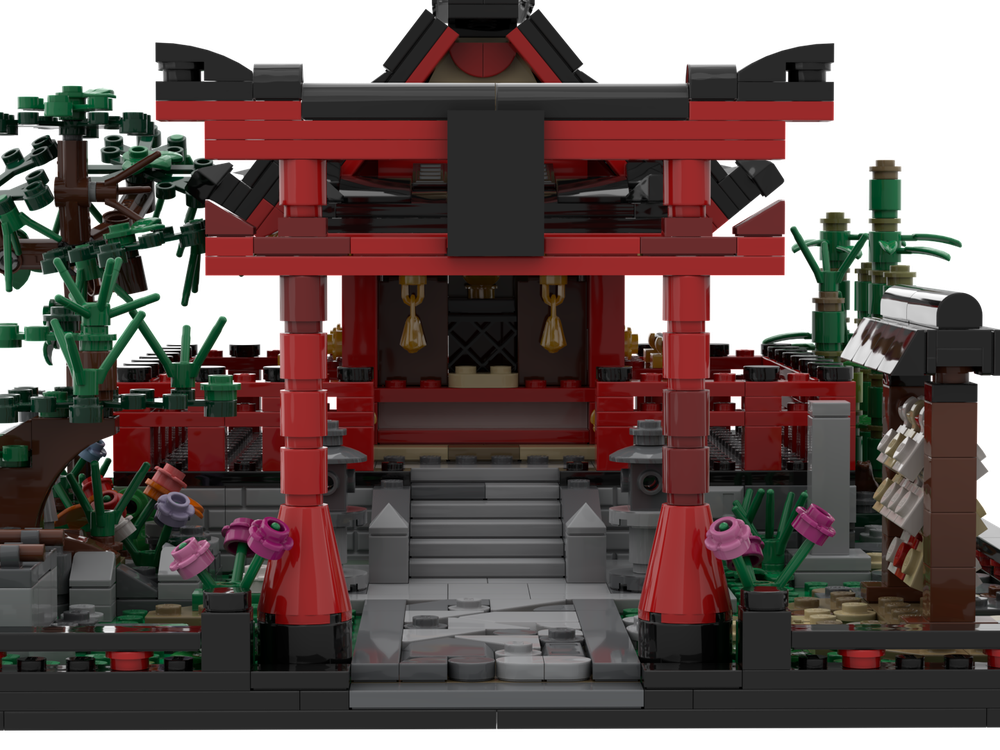 LEGO MOC Small Shinto Shrine by jirdan | Rebrickable - Build with LEGO