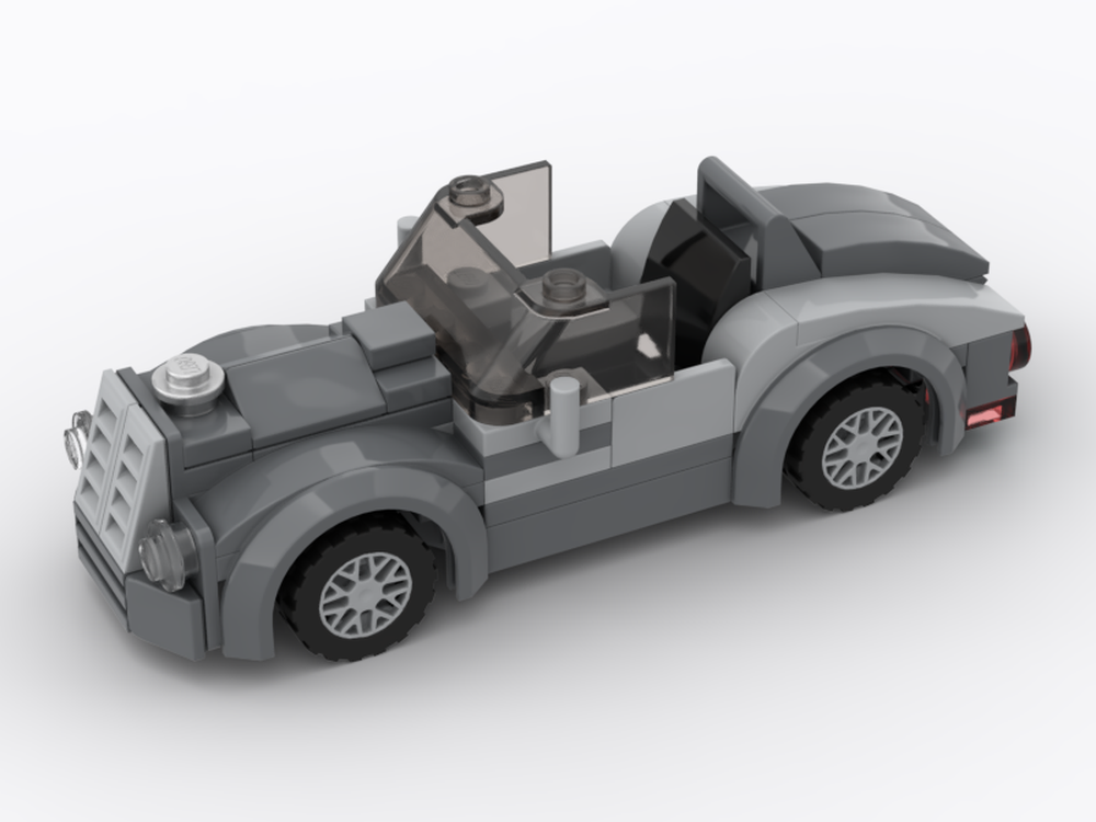 LEGO MOC old bentley convertible by fluffy_bricks | Rebrickable - Build ...