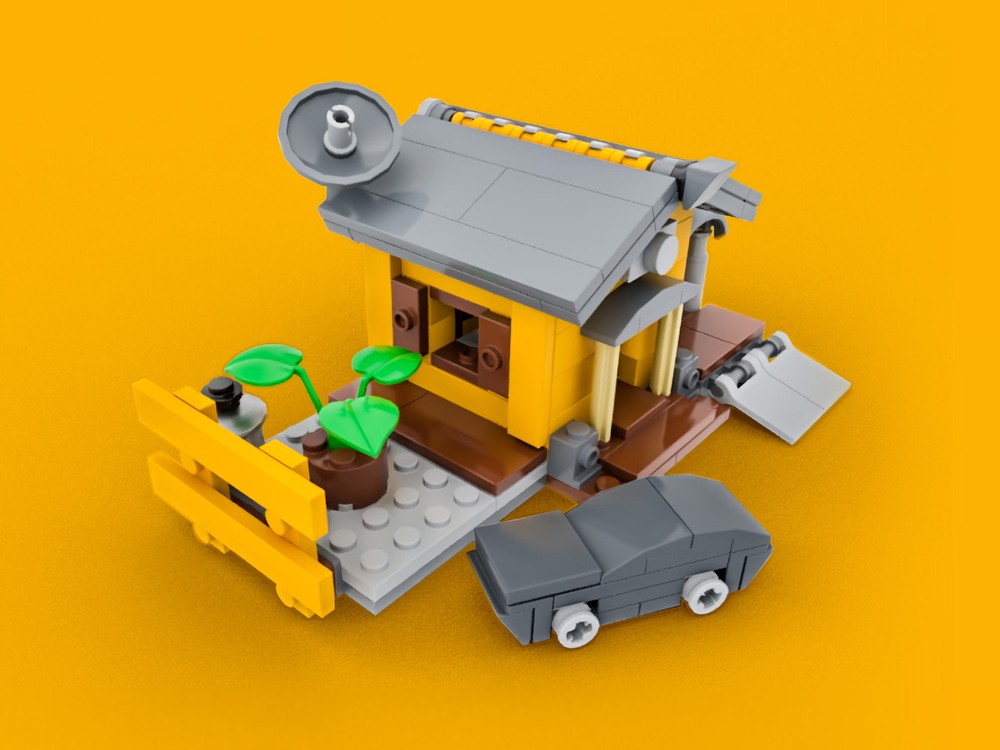 LEGO MOC Cottage w/ Interior + Mini Car by vplameniraket | Rebrickable ...