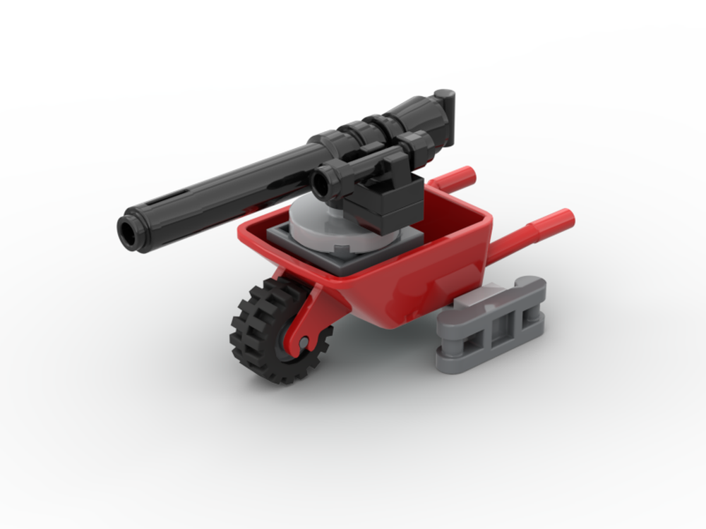 LEGO MOC Anti-Tank Wheelbarrow w. Recoilless rifle by NinjaGamer_5 ...