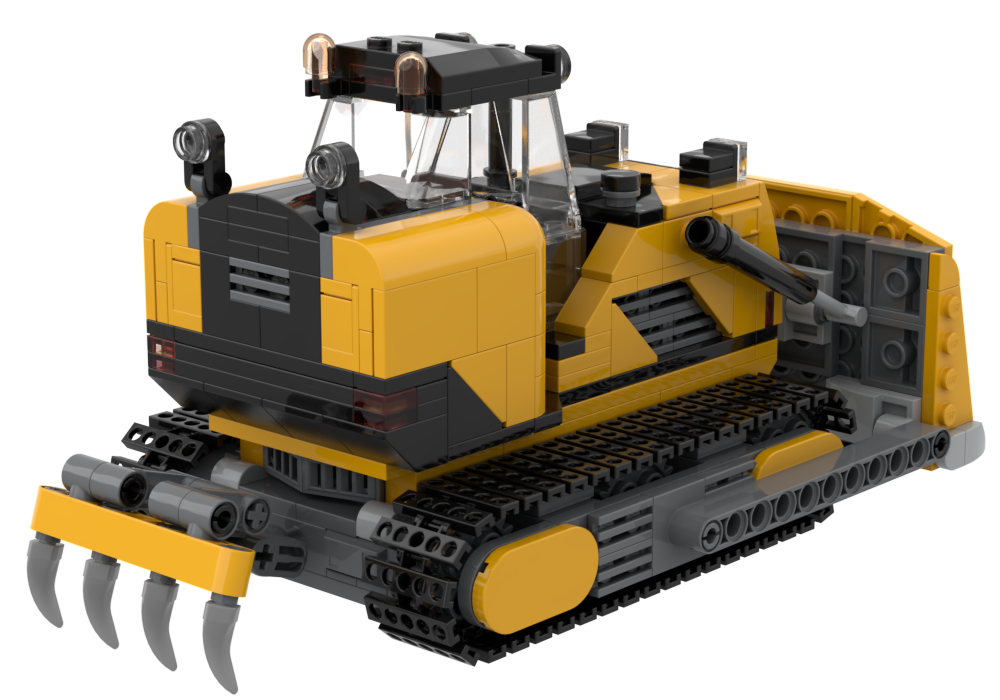LEGO MOC Bulldozer by OrchardBuilds | Rebrickable - Build with LEGO