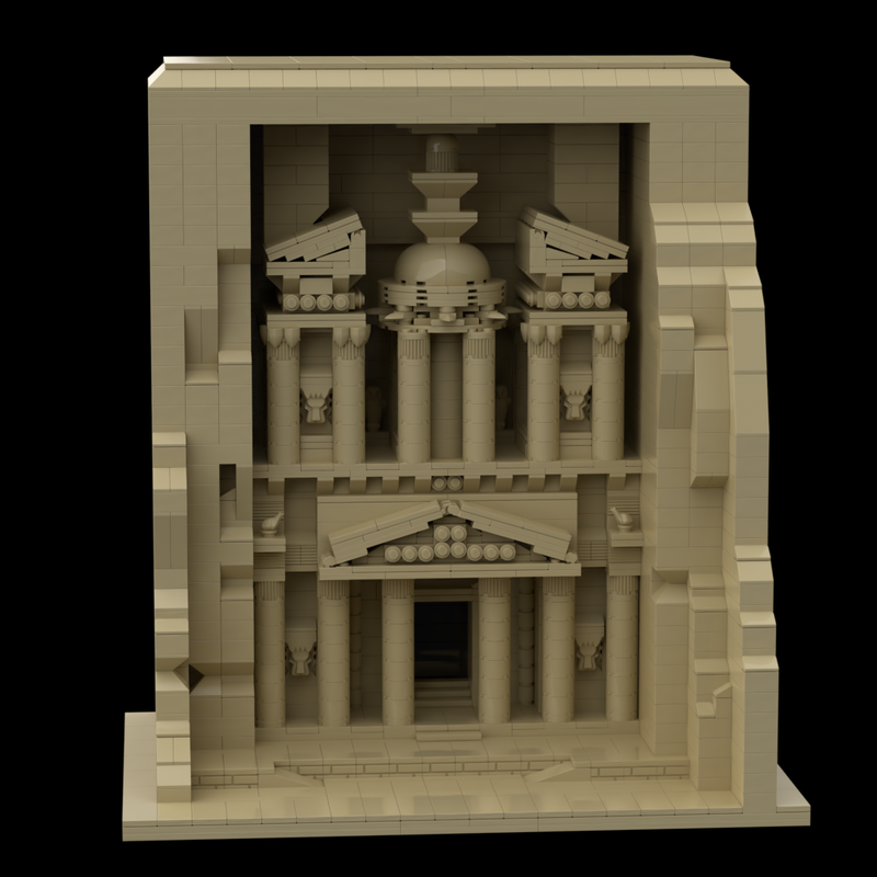 LEGO MOC Petra / al-Batrā by ModulAREbricks | Rebrickable - Build with LEGO