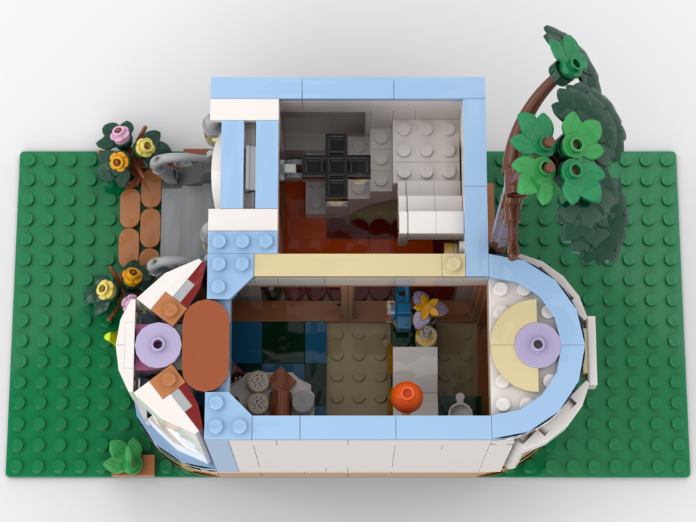 LEGO MOC Castle Bed & Breakfast - Half Modular Base by Brick Artisan ...