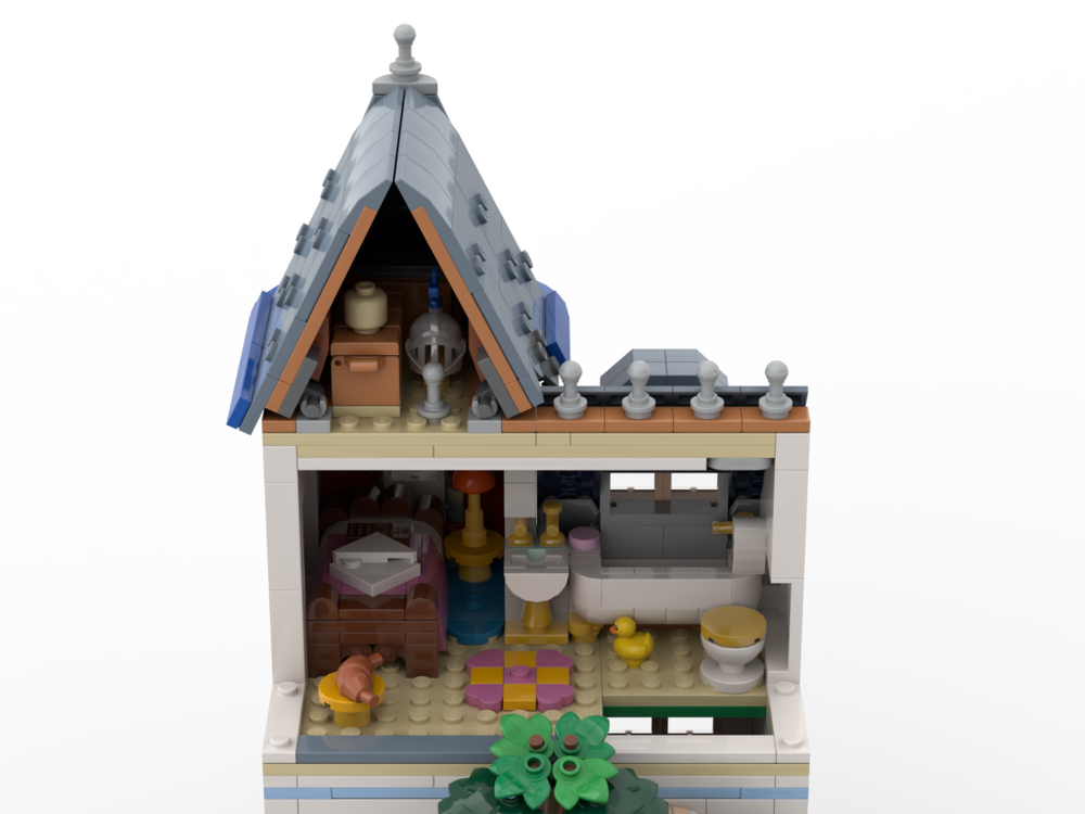 LEGO MOC Castle Bed & Breakfast - Half Modular Base by Brick Artisan ...
