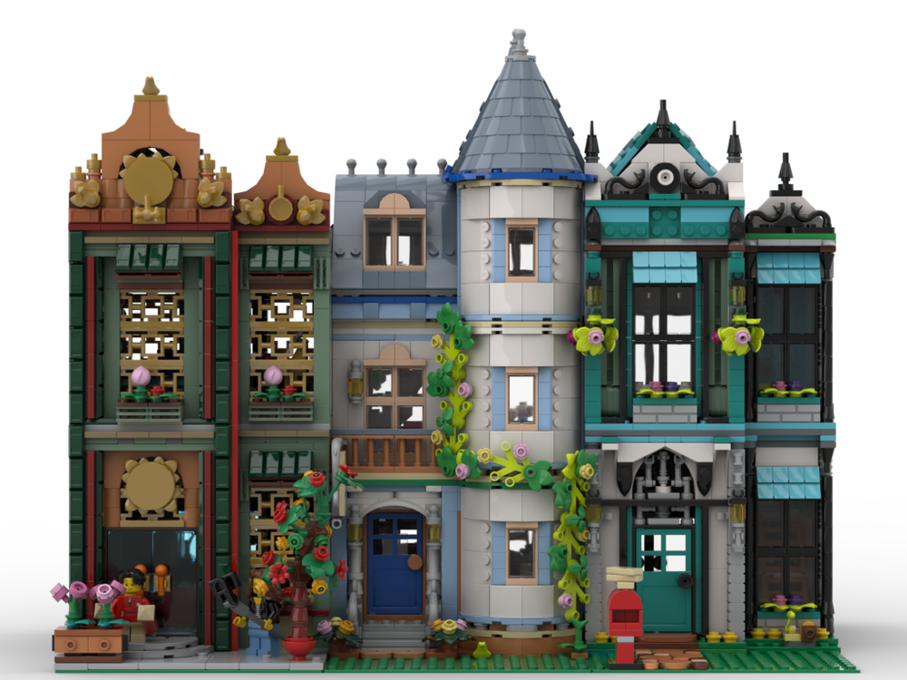 LEGO MOC Castle Bed & Breakfast - Half Modular Base by Brick Artisan ...