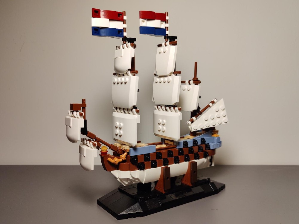 LEGO MOC Model ship of the Zeven Provinciën by Henktor | Rebrickable ...