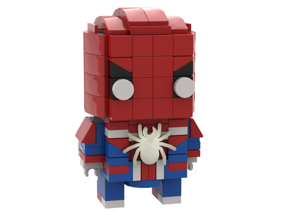 LEGO MOC Spider-Man Brickheadz by Ant0noo | Rebrickable - Build with LEGO