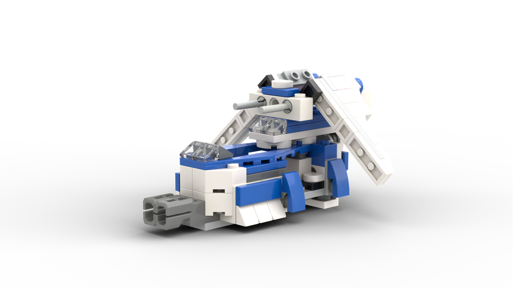 LEGO MOC Cpt. Rex's Republic Gunship / LAAT microfighter - 2 x 75391 ...