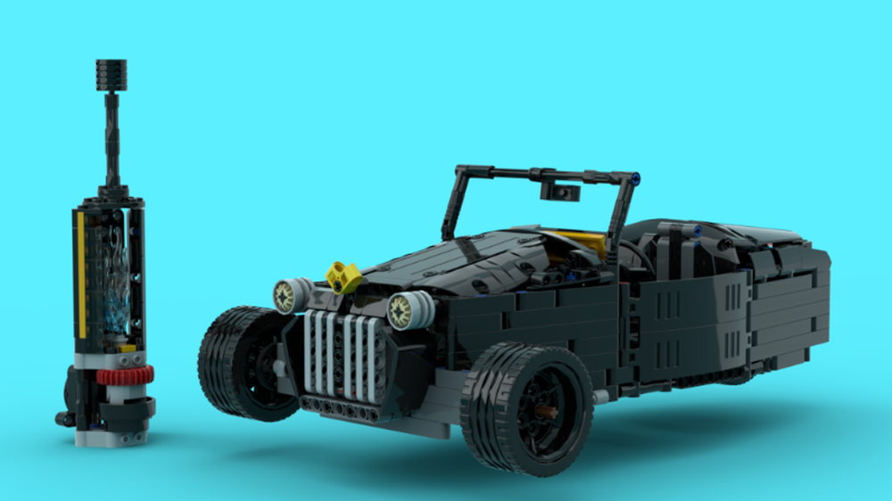 LEGO MOC 42127 - 3 Wheel Roadster by stephane85 | Rebrickable - Build ...