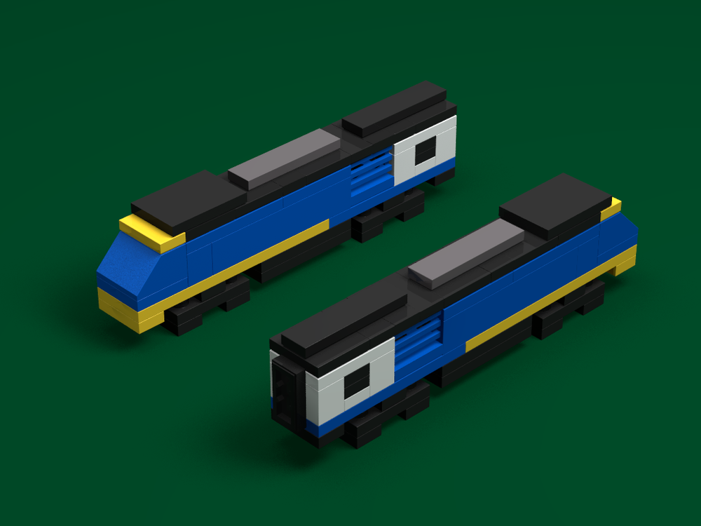 Lego Moc Br Blue Hst Power Cars Micro By Psiborgvip Rebrickable