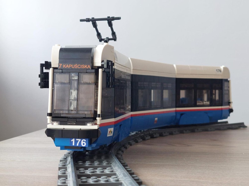 LEGO MOC PESA Swing 121NaB MZK Bydgoszcz tram motorized version by MateuszBuduje | Rebrickable ...