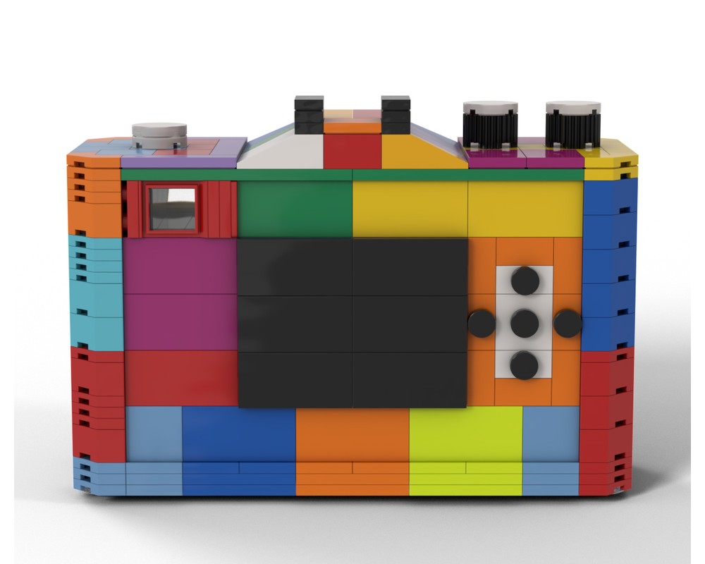 LEGO MOC Cubist style camera by NasqBrick | Rebrickable - Build with LEGO