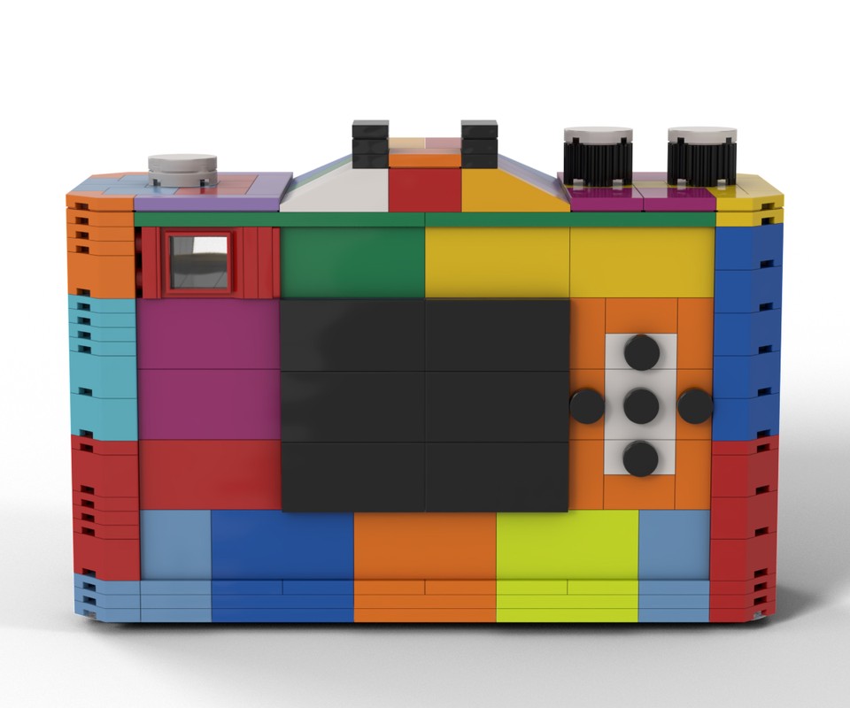 LEGO MOC Cubist style camera by NasqBrick | Rebrickable - Build with LEGO
