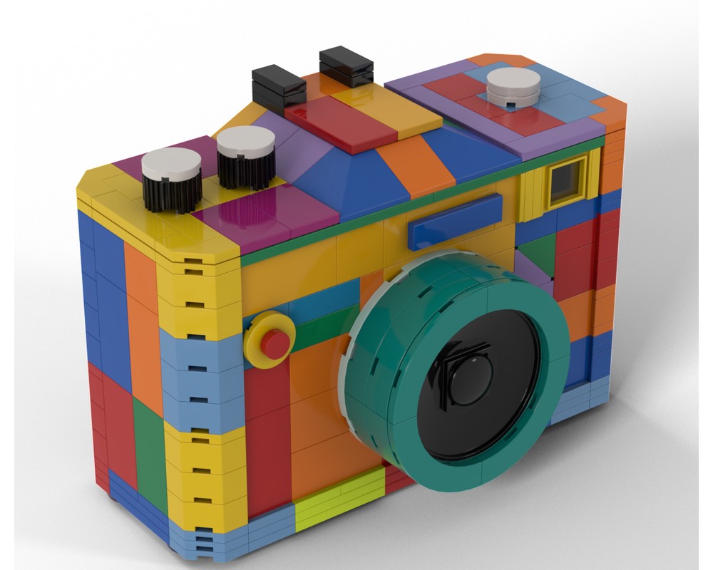 LEGO MOC Cubist style camera by NasqBrick | Rebrickable - Build with LEGO