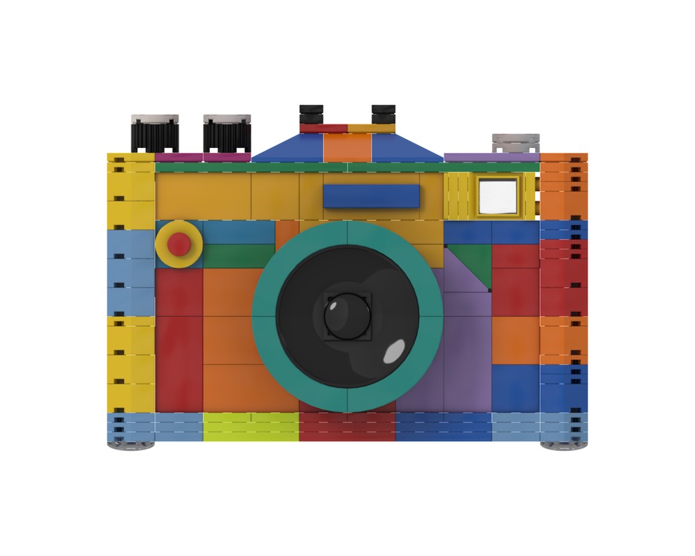 LEGO MOC Cubist style camera by NasqBrick | Rebrickable - Build with LEGO
