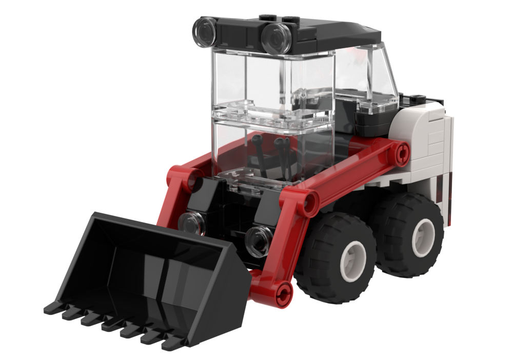 LEGO MOC Skid Steer/Skid Loader 2 by OrchardBuilds | Rebrickable - Build with LEGO