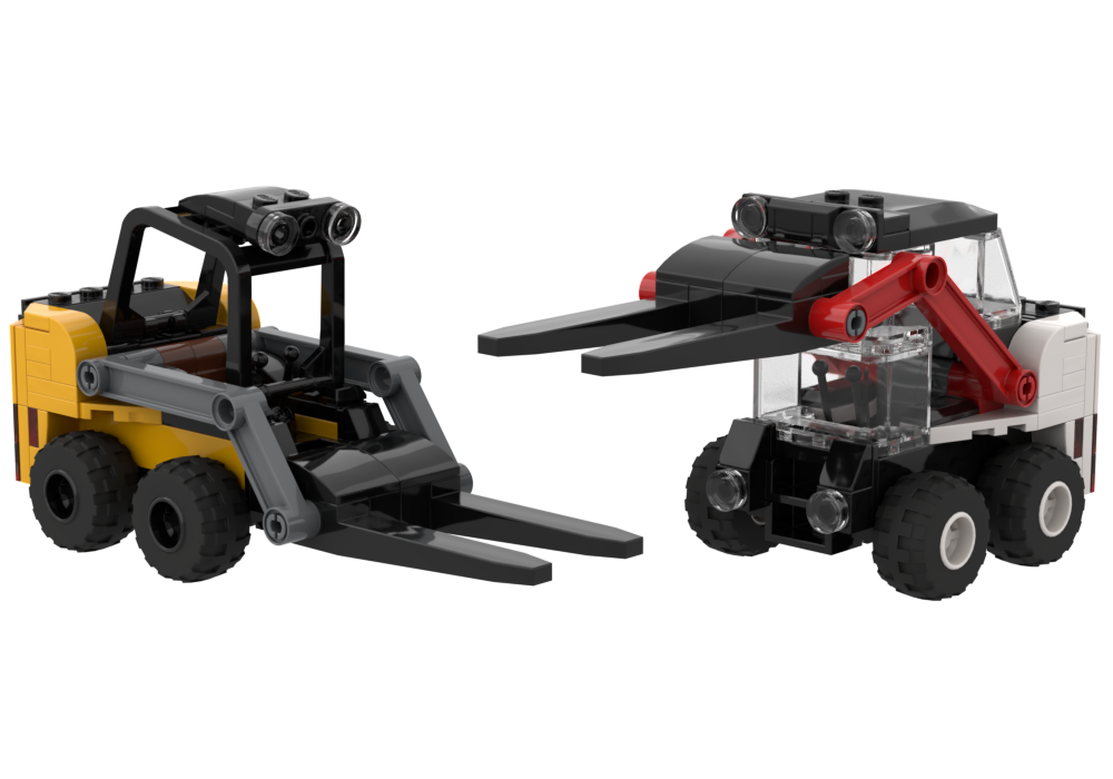 LEGO MOC Fork for Skid Steer/Skid Loader by OrchardBuilds | Rebrickable ...