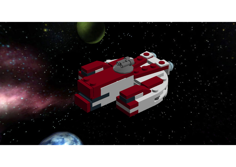 LEGO MOC Ebon Hawk by ChzHd | Rebrickable - Build with LEGO