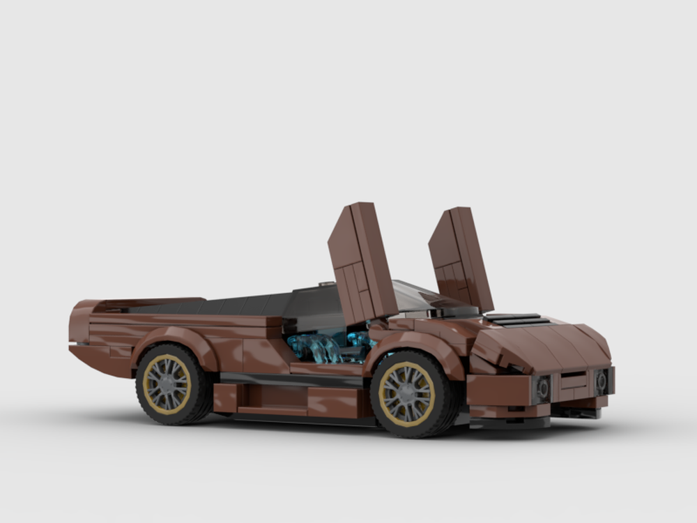 LEGO MOC 8 Wide Wraith Movie Car Dodge M4S Turbo Interceptor by ...