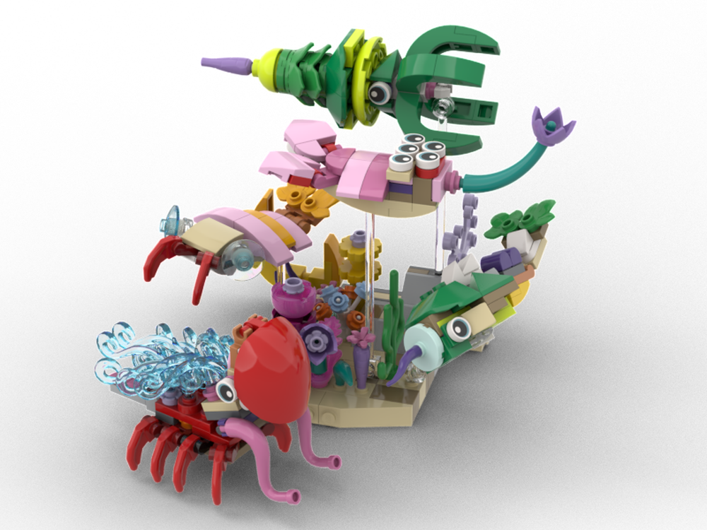 LEGO MOC Paleozoic Marine Life by zek.ocean | Rebrickable - Build with LEGO