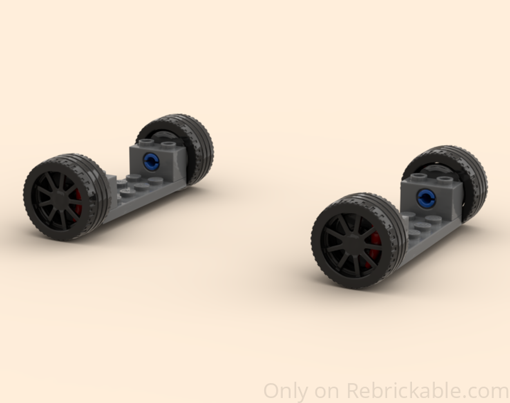LEGO MOC-186324 Speed Champions Wheels with Brakes by Xayabricks ...