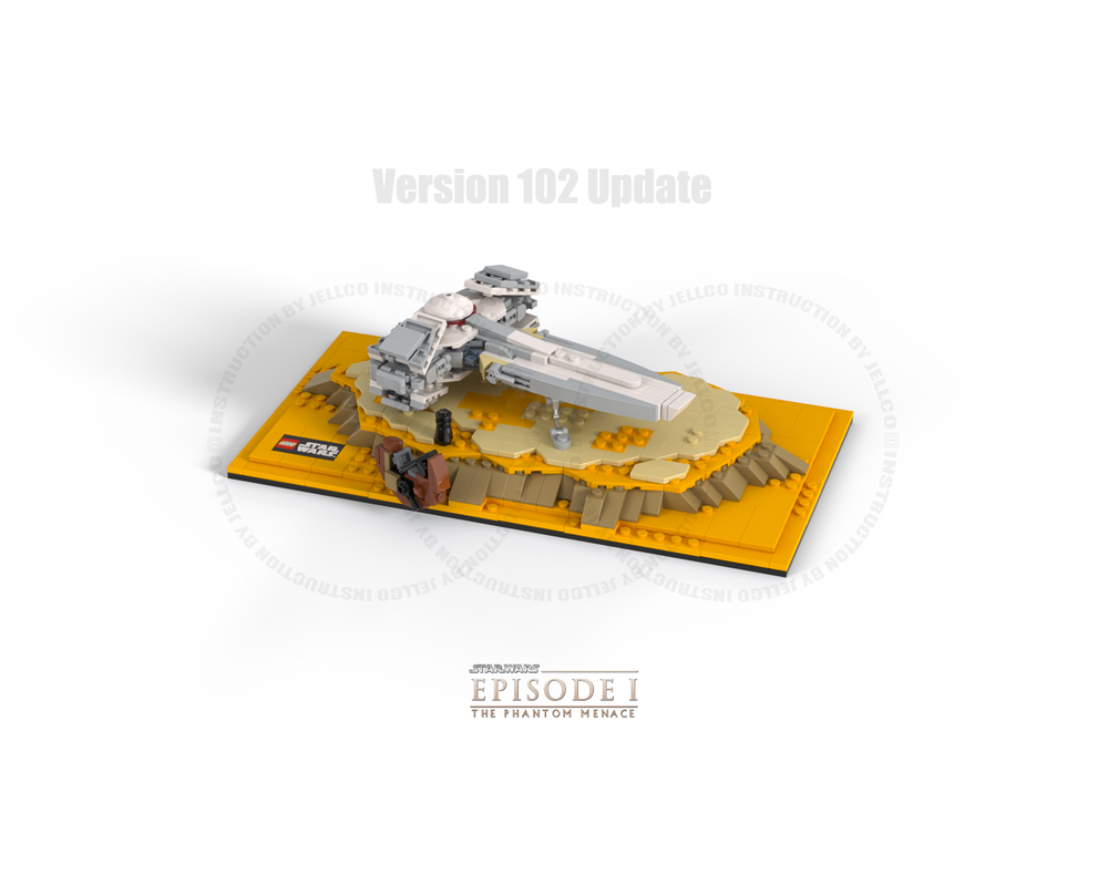 Lego Moc Micro Diorama D Maul And Tatooine By Jellco Rebrickable