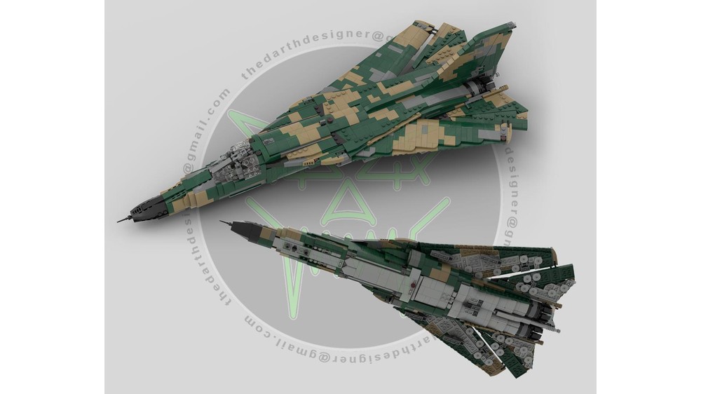 LEGO MOC-186349 F-111 Aardvark - 1:35 Scale by DarthDesigner ...