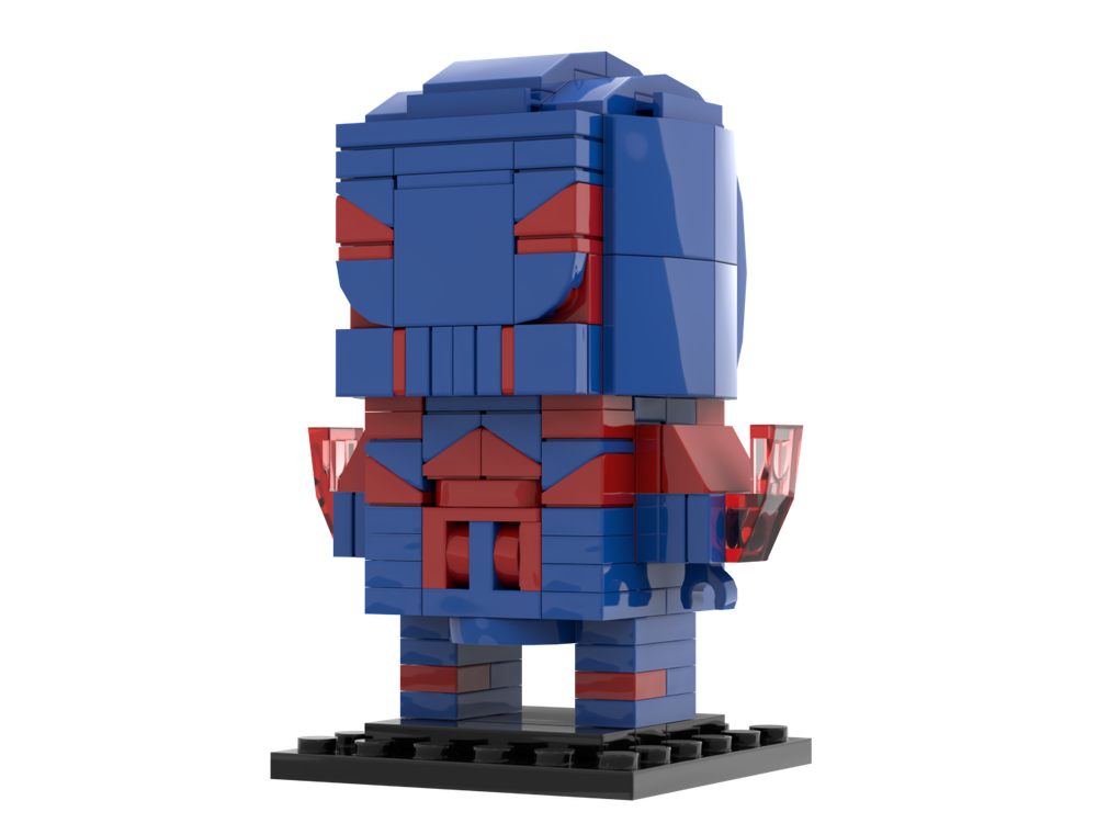 LEGO MOC Spider-Man 2099 Brickheadz by Ant0noo | Rebrickable - Build ...
