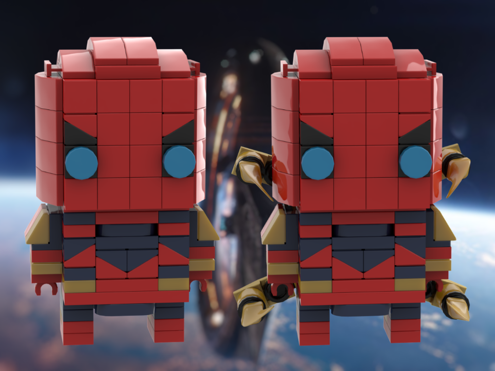 LEGO MOC Spider-Man Brickheadz by Ant0noo | Rebrickable - Build with LEGO