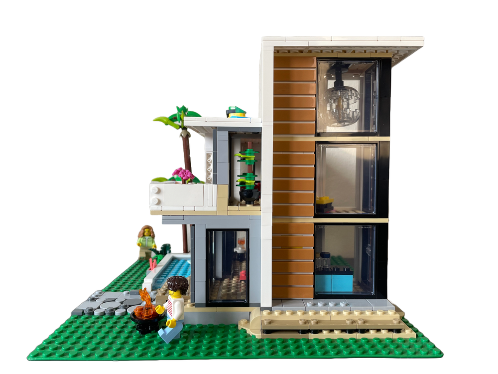 LEGO MOC Modern House Corner Alternate build of 31153 by re-bricked ...