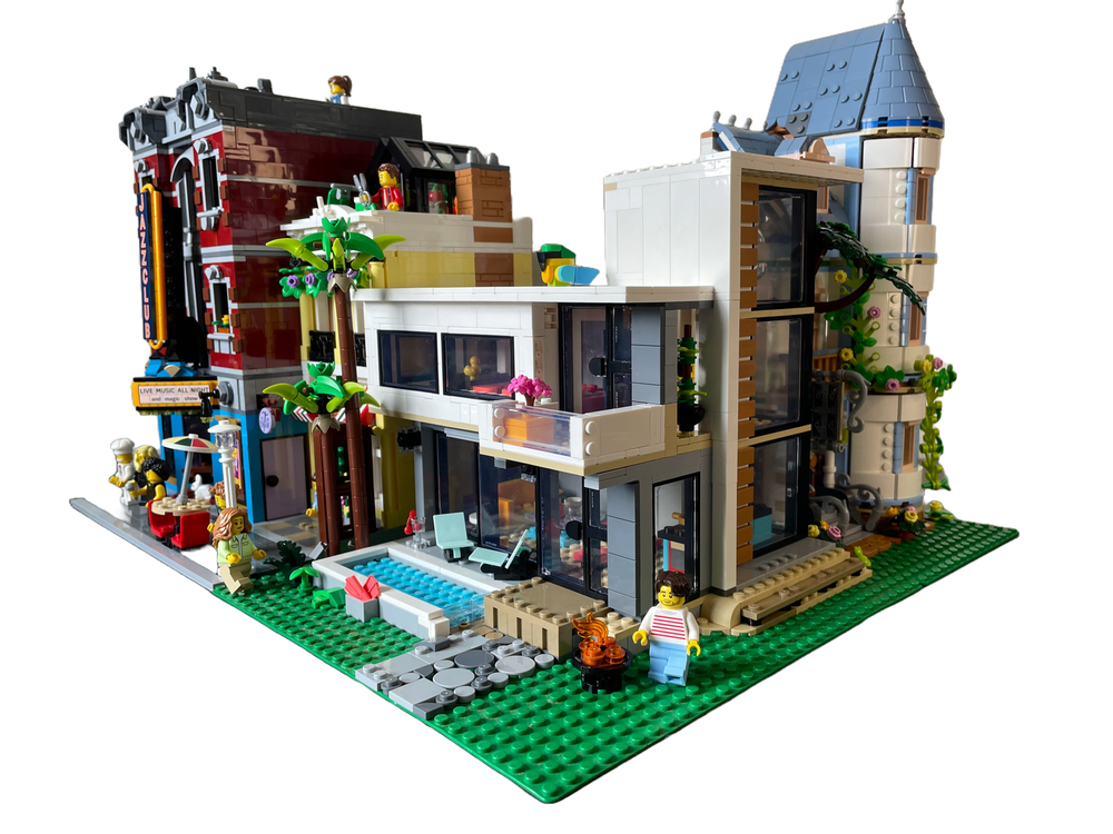 LEGO MOC Modern House Corner Alternate build of 31153 by re-bricked ...