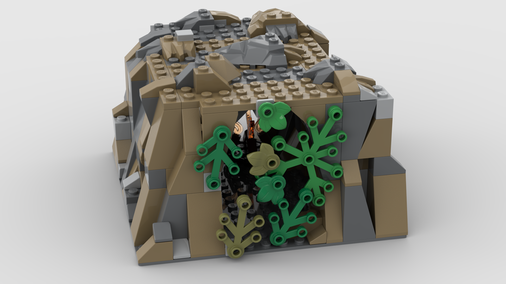 LEGO MOC Mountain cave by Bricks_de_Darío | Rebrickable - Build with LEGO