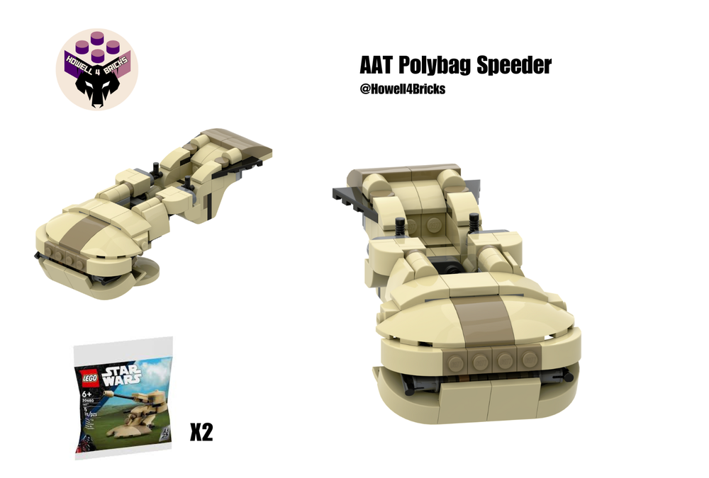 LEGO MOC ATT PolyBag Speeder by howell4Bricks | Rebrickable - Build ...