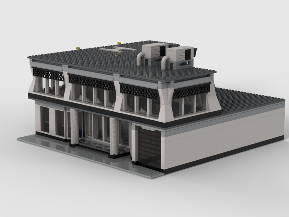 Lego Moc Police Station By Toothpick Nl Rebrickable Build With Lego