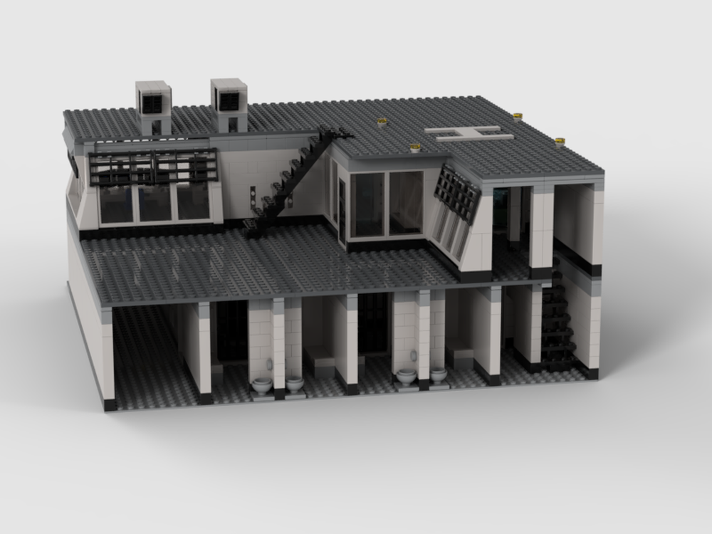 Lego Moc Police Station By Toothpick Nl Rebrickable Build With Lego