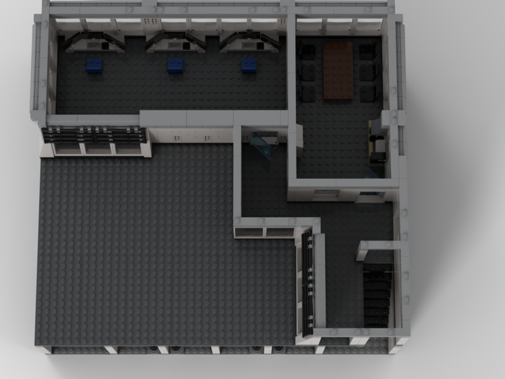 Lego Moc Police Station By Toothpick Nl Rebrickable Build With Lego