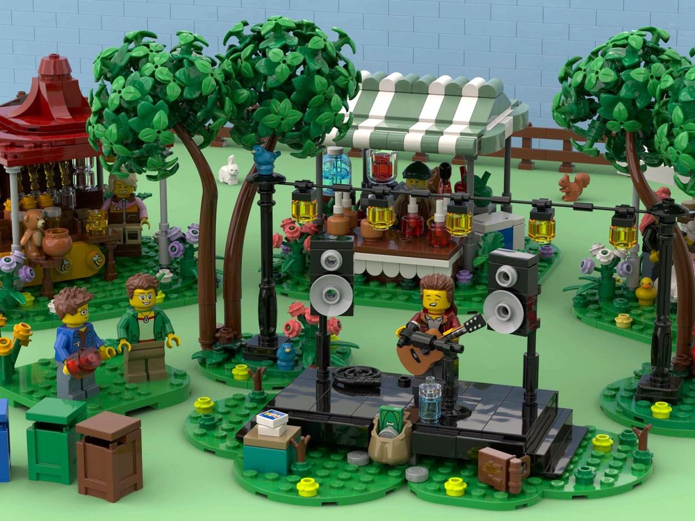 LEGO MOC The Outdoor Stage - Market Series by PortCityBricks ...