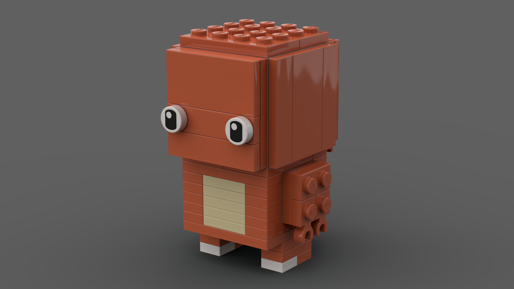 LEGO MOC Charmander by LMHBricks | Rebrickable - Build with LEGO