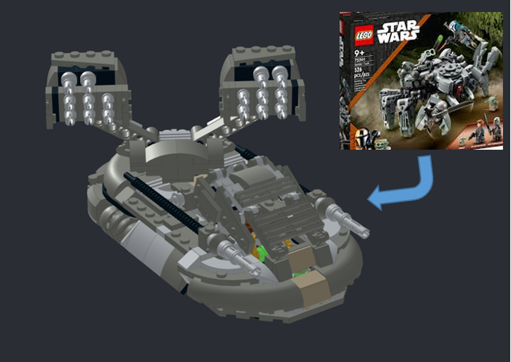 LEGO MOC-186388 AAC-1 speeder tank, 75361 Alternate Build by Will ...