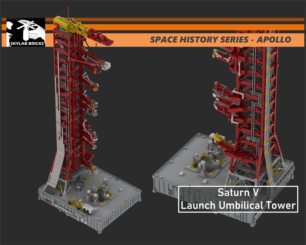 LEGO MOC-186398 Apollo 11 Launch Umbilical Tower by SkylabBricks ...