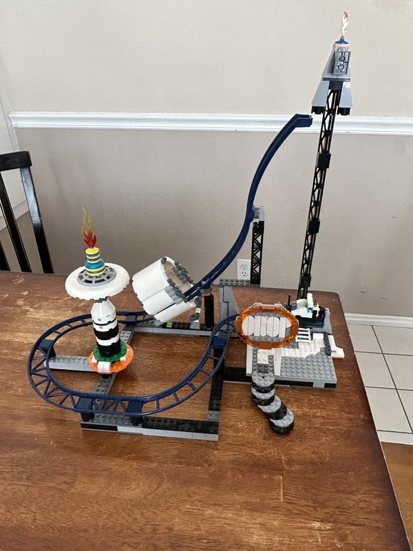 LEGO MOC Drop Coaster by dinodude789 | Rebrickable - Build with LEGO