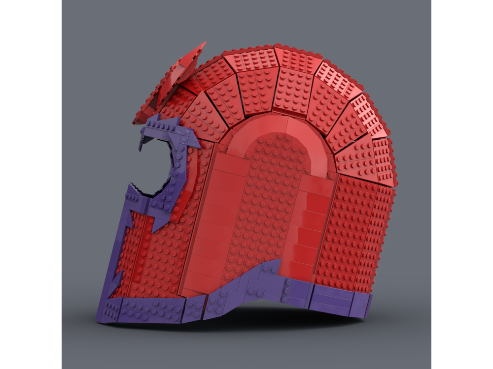 LEGO MOC Wearable Magneto Helmet by built_bricks | Rebrickable - Build ...