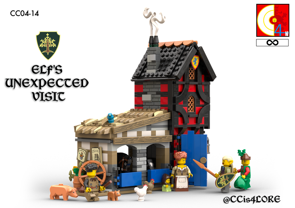 LEGO MOC Elf's Unexpected Visit by dariofol | Rebrickable - Build with LEGO