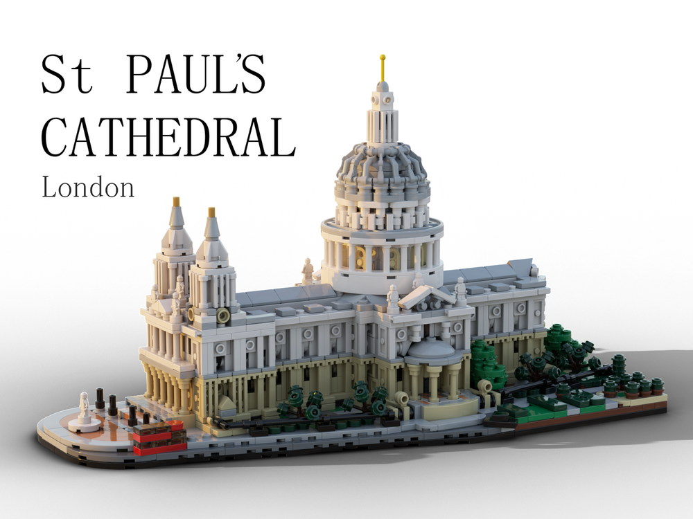 LEGO MOC Saint Paul's Cathedral 1:800 by shelflife | Rebrickable ...