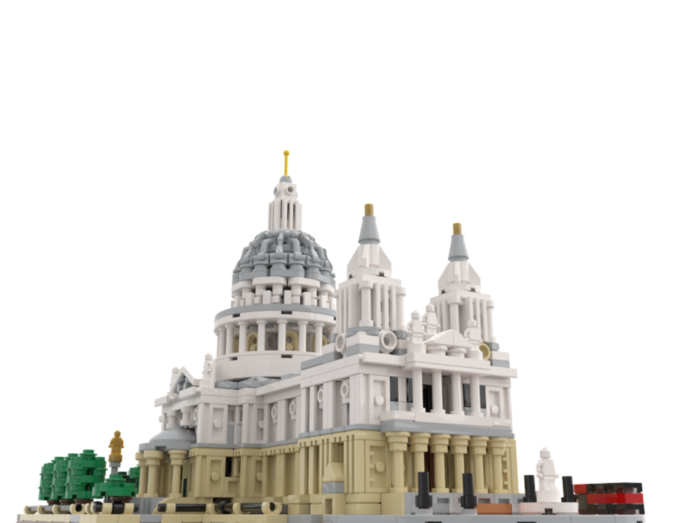 Lego Moc Saint Pauls Cathedral 1800 By Shelflife Rebrickable