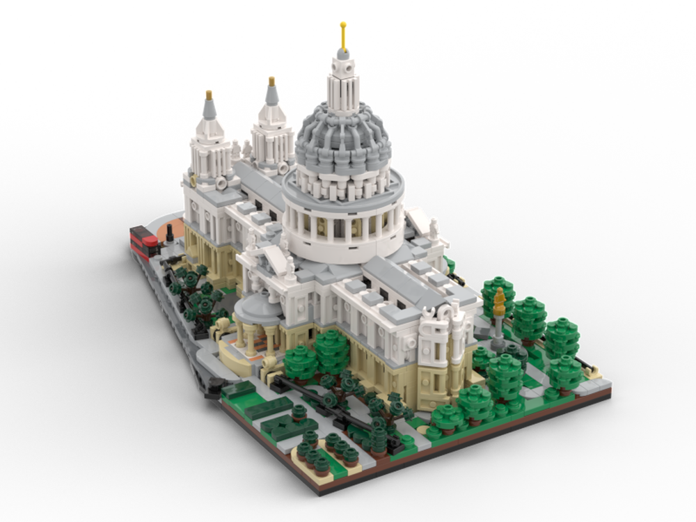 LEGO MOC Saint Paul's Cathedral 1:800 by shelflife | Rebrickable ...