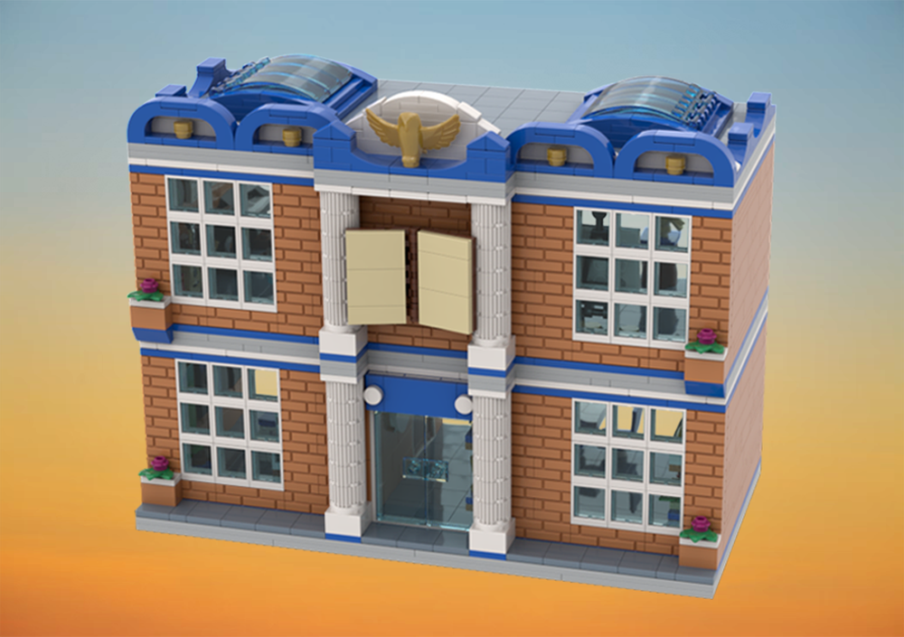 LEGO MOC City School by Jota Herr Bricks | Rebrickable - Build with LEGO