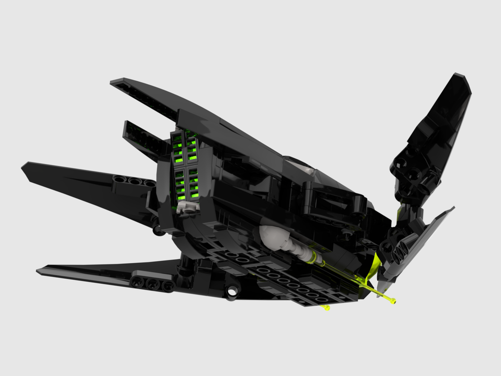 Lego Moc Blacktron Ii Variable Geometry Fighter By Sawdustmocs